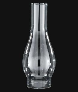 3" x 10" Clear Glass Lamp Chimney, #57944 — Jack's Country Store