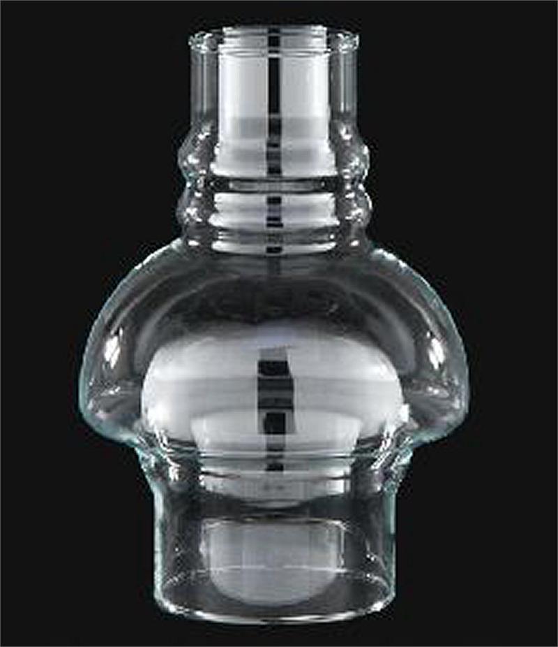 3" x 7" Hooded Glass Lamp Chimney #2 Burner Royal Craft Borosilicate ...