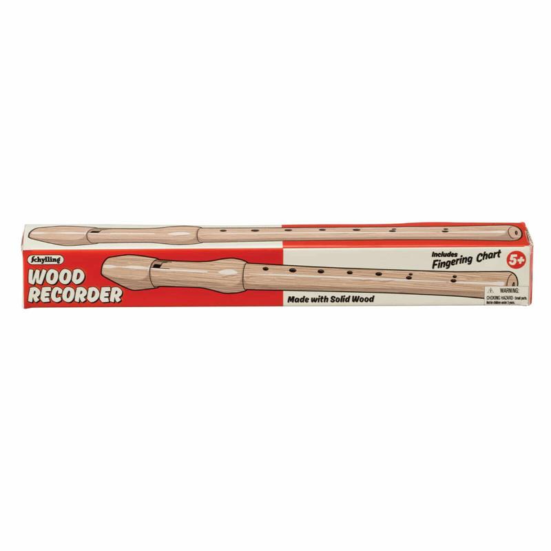 Wooden Recorder - Classic Musical Instrument with Instructions by ...