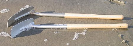 Stainless Steel Clam Shovel 9" Blade 41" Handle - Razor Clam Digging ...